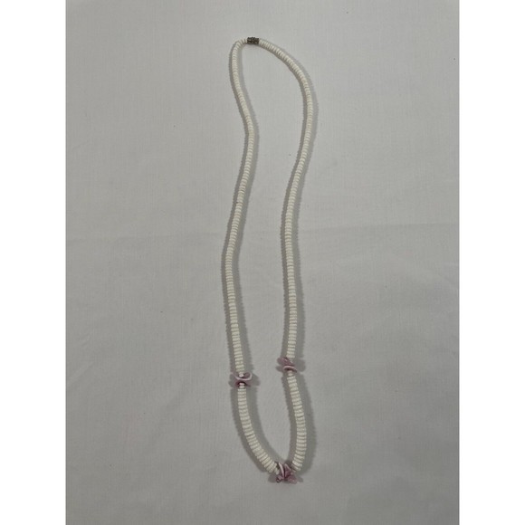 Jewelry | Vintage Genuine White Puka Shell Disc Choker Necklace Tiki ...
